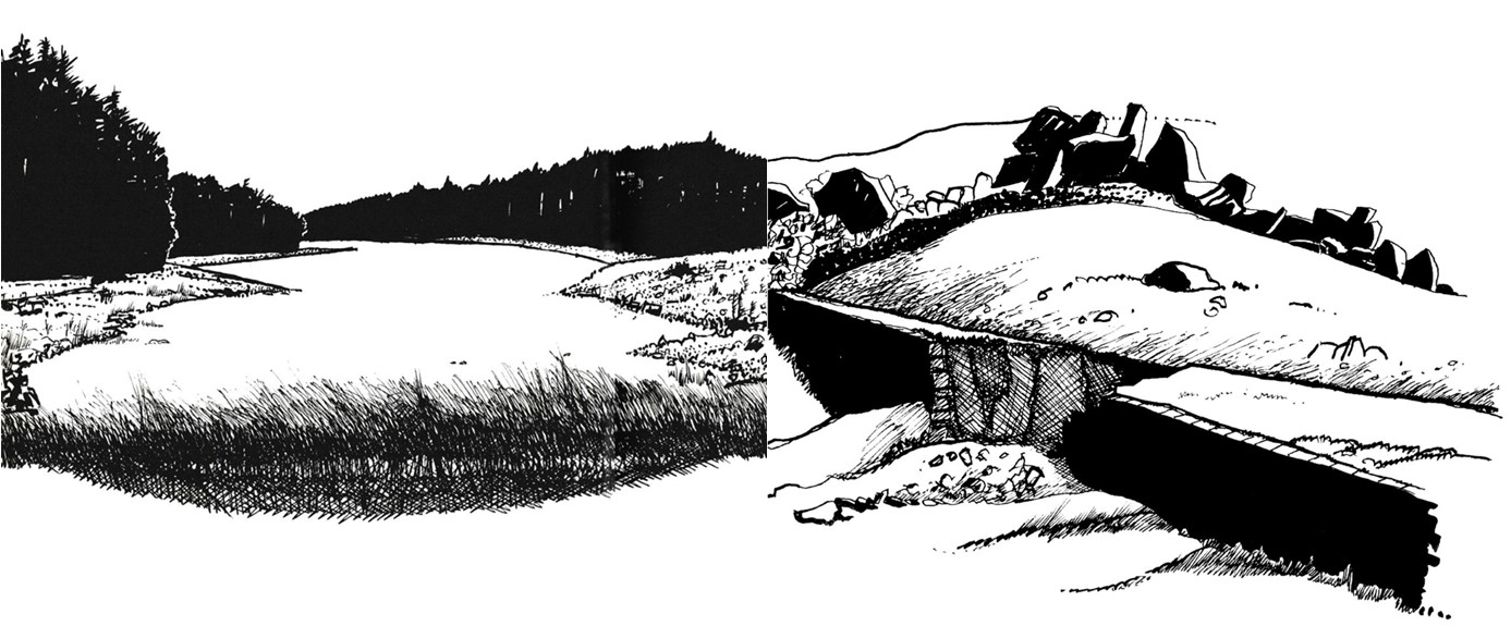 New Jonah Jones pen and ink prints - Scene & Word